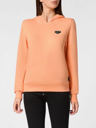 Philipp Plein Kapuzenpullover aus Jersey mit Kontrastlogo