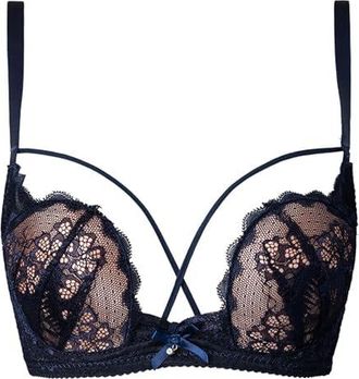 Generic Soutien-gorge 2026 pour femmes Soutien-gorge plumes, bleu, Large