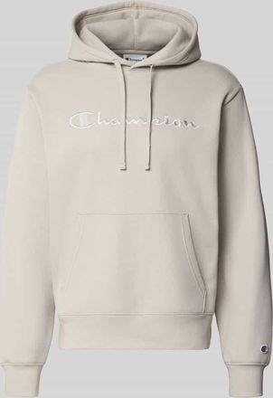 Champion Relaxed Fit Hoodie aus Baumwoll-Mix mit Label-Stitching