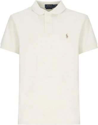 Ralph Lauren Homme, Tops, Blanc, Taille: S Polo Slim Fit