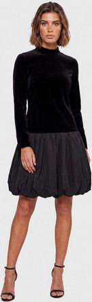 Apart Midikleid mit Ballonrock aus Taft
