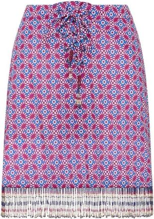 Maliparmi Maliparmi, Femme, Jupes, Bleu, Taille: 36 FR Floral Spin Skirt