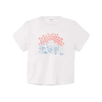 Re/Done Femme, Tops, Blanc, Taille: 38 FR T-shirt Re/done