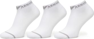 Emporio Armani Kurze Socken Emporio Armani Underwear EW000584 AF20515 M0172 Wei&szlig;