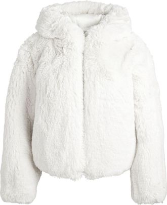 Alice & Olivia Rowe Jacke aus Faux Fur - Nude