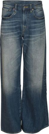 R13 Femme, Jeans, Bleu, Taille: W25 Wide Jeans