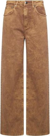 John Richmond Femme, Jeans, Beige, Taille: W26 Jean cinq poches &agrave; la coupe contemporaine