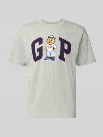 GAP Regular Fit T-Shirt mit Logo-Print