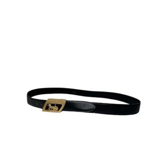 Celine Pre-owned Vintage Lederg&uuml;rtel - - Pre-owned - Damen - Schwarzk - ONE SIZE