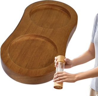 Generic Salz- und Pfefferstreuer Tablett, Salz- und Pfefferstreuer Schutzhalter f&uuml;r Pfefferm&uuml;hle - Hitzebest&auml;ndiges Tablett K&uuml;chentablett f&uuml;r M&uuml;hlen, Flaschen