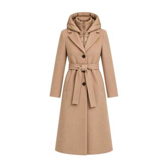 Marella Emmdesiderio Manteau - Femme - Manteaux - Beige - Taille: 42 FR