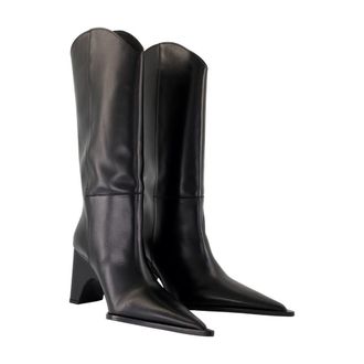 Coperni Womens Ankle Boot Black Calfskin