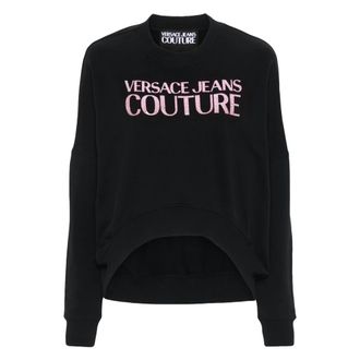 Versace Jeans Couture Logo Gummy Glitter Sweatshirts - - Sweatshirts & Hoodies - Damen - Schwarzk - S