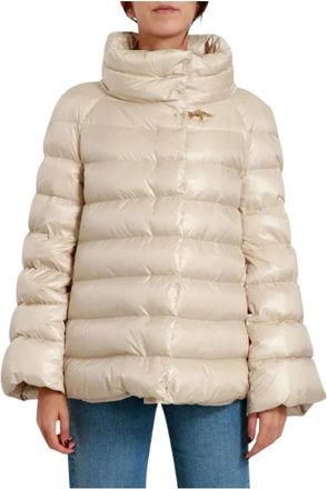 Fay Cape en duvet Raglan + Gancio - Femme - Vestes - Beige - Taille: 44 FR