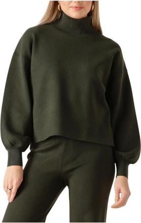 Moss Copenhagen Damen, Strickwaren, Gr&uuml;n, M/LGr&ouml;&szlig;e