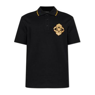 Versace Polo mit Medusa-Kopf - - Tops - Herren - Schwarzk - XL