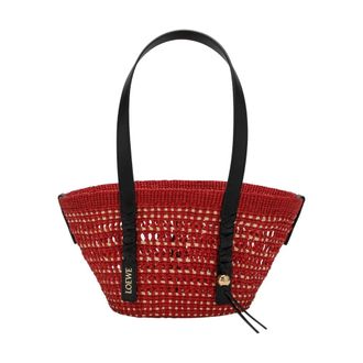 Loewe Femme, Sacs, Rouge, Taille: ONE Size Tote Bags