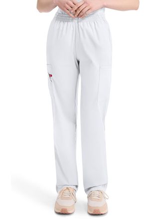 Dickies EDS Signature 86106 Schlupfkasack f&uuml;r Damen, elastische Taille, Cargohose zum Hineinschl&uuml;pfen aus weichem, geb&uuml;rstetem Popeline, 86106, Weiss/opulente