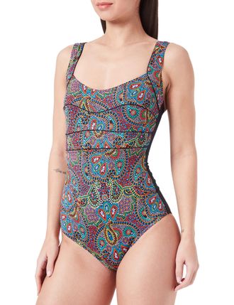 Haute Pression Damen T8086 CO1 Badeanzug, Multicolore, 44 DE Mehr
