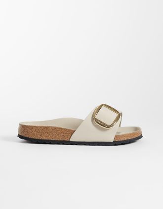 Birkenstock Madrid - Sandales - Hu&icirc;tre-Blanc