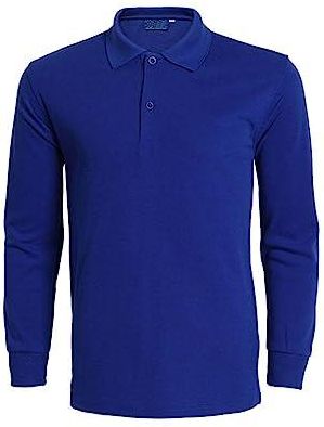 Generic Polo &agrave; manches longues pour homme, style d&eacute;contract&eacute;, d&eacute;contract&eacute;, d&eacute;contract&eacute;, d&eacute;contract&eacute;, d&eacute;contract&eacute;, d&eacute;contract&eacute;, sportif, t-shirt basique pour t