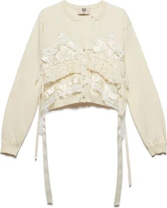 Aniye By Femme, Pulls, Beige, Taille: 40 FR Fairy Milk Cardigan