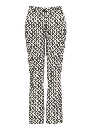 Frank Walder Schlupfhose mit Strukturmuster