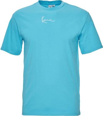 Karl Kani Herren KM-TE011-090-19KK Small Signature Essential Tee Light Blue, XXL