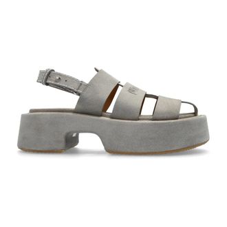 J.W.Anderson Wildleder Plateau Schuhe - - Shoes - Damen - Grau - 40 EU
