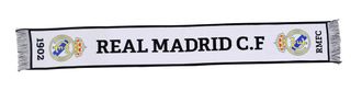 Real Madrid Schal aus wei&szlig;em Stoff [AB3931]