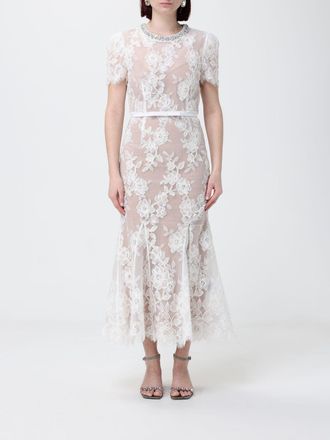 Self Portrait Kleid SELF-PORTRAIT Damen Farbe Wei&szlig;