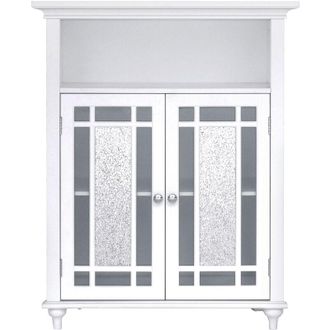 Teamson Home Placard de rangement meuble bas de salle de bain blanc Windsor Teamson Home ELG-529