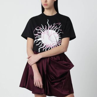 Vivienne Westwood Schwarzes T-Shirt mit Logo-Print
