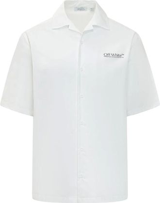 Off-white Homme, Chemises, Blanc, Taille: M Short Sleeve Shirt