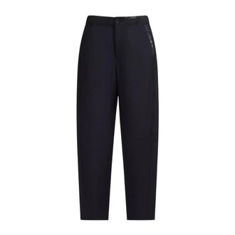 Marni Navy Wool Zipper Pants - - Trousers - Damen - Blau - S