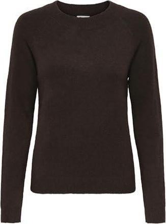 Only Onlrica Life L/S KNT Noos Pull, G&acirc;teau au Chocolat, L