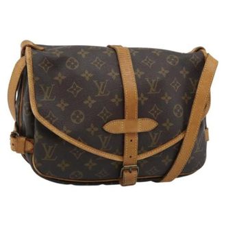 Louis Vuitton Sac bandouli&egrave;re Saumur 30 Pre-owned - Femme - Pre-owned - Brun - Taille: ONE Size