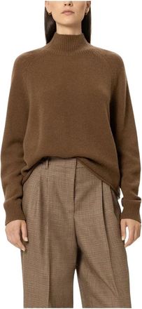 Luisa Cerano Pull &agrave; col roul&eacute; - Femme - Pulls - Brun - Taille: 40 FR