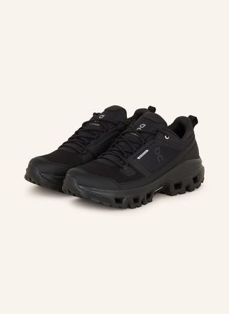 On Wanderschuhe Cloudrock Low Wp schwarz