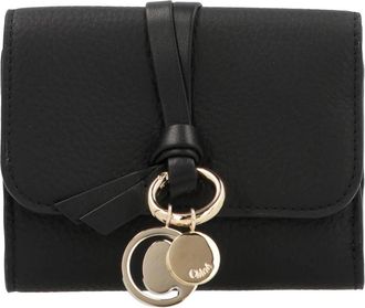 Chlo&eacute; Alphabet Kleines Tri-Fold Portemonnaie - - Accessories - Damen - Schwarzk - ONE SIZE