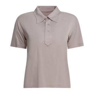 Maison Margiela Polo Shirt - - Tops - Damen - Rosa - M