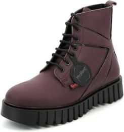 Kickers Fabulous, Boots Femme, Bordeaux, 37