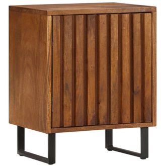 vidaXL Table de chevet 40x30x50 cm Bois de manguier massif