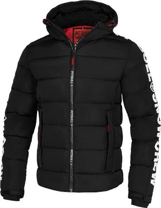 Pitbull Winterjacke Herren mit Kapuze Airway IV, Jacke Herren mit Rei&szlig;verschluss, Bequeme Seitliche Taschen, Herren Jacken Perfekt f&uuml;r Winter - XL