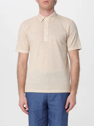 120% Lino Polo Homme couleur Sable