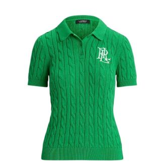 Ralph Lauren Damen, Strickwaren, Gr&uuml;n, LGr&ouml;&szlig;e