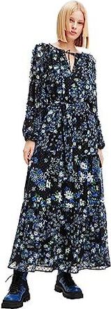 Desigual Île Vest_Rhode Robe, Noir, X-Small Femme