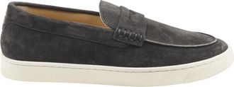 Brunello Cucinelli Homme, Chaussures, Gris, Taille: 41 1/2 EU Mocassins