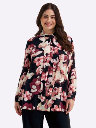 Sheego Klassische Bluse Langarm-Bluse Langarm