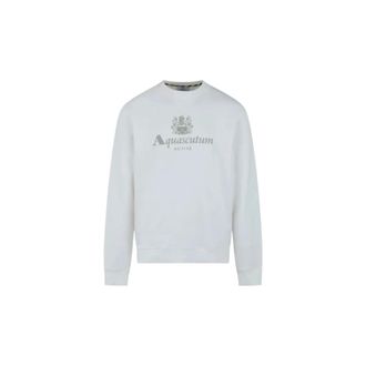 Aquascutum Herren, Sweatshirts & Hoodies, Wei&szlig;, XLGr&ouml;&szlig;e